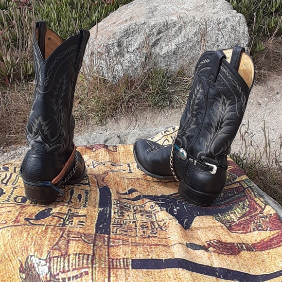 Holy Mountaineering Customs | Accessories | Custom Leather Metal Boot ...